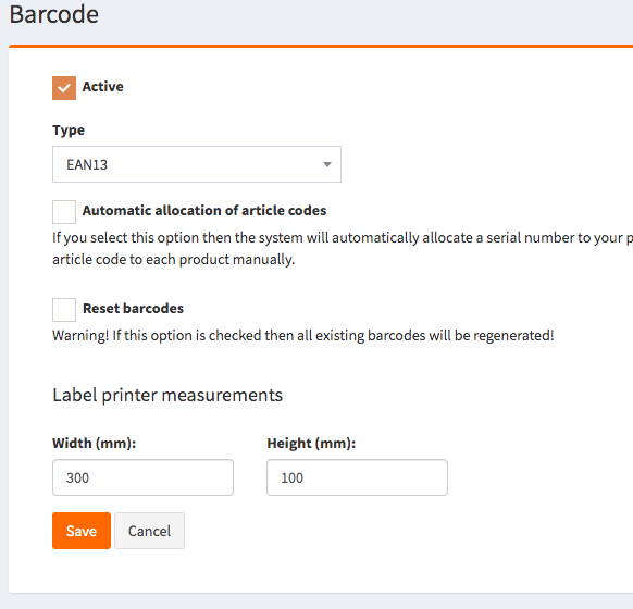13. Barcode (NEW V4.3) – EasyOrder Wiki